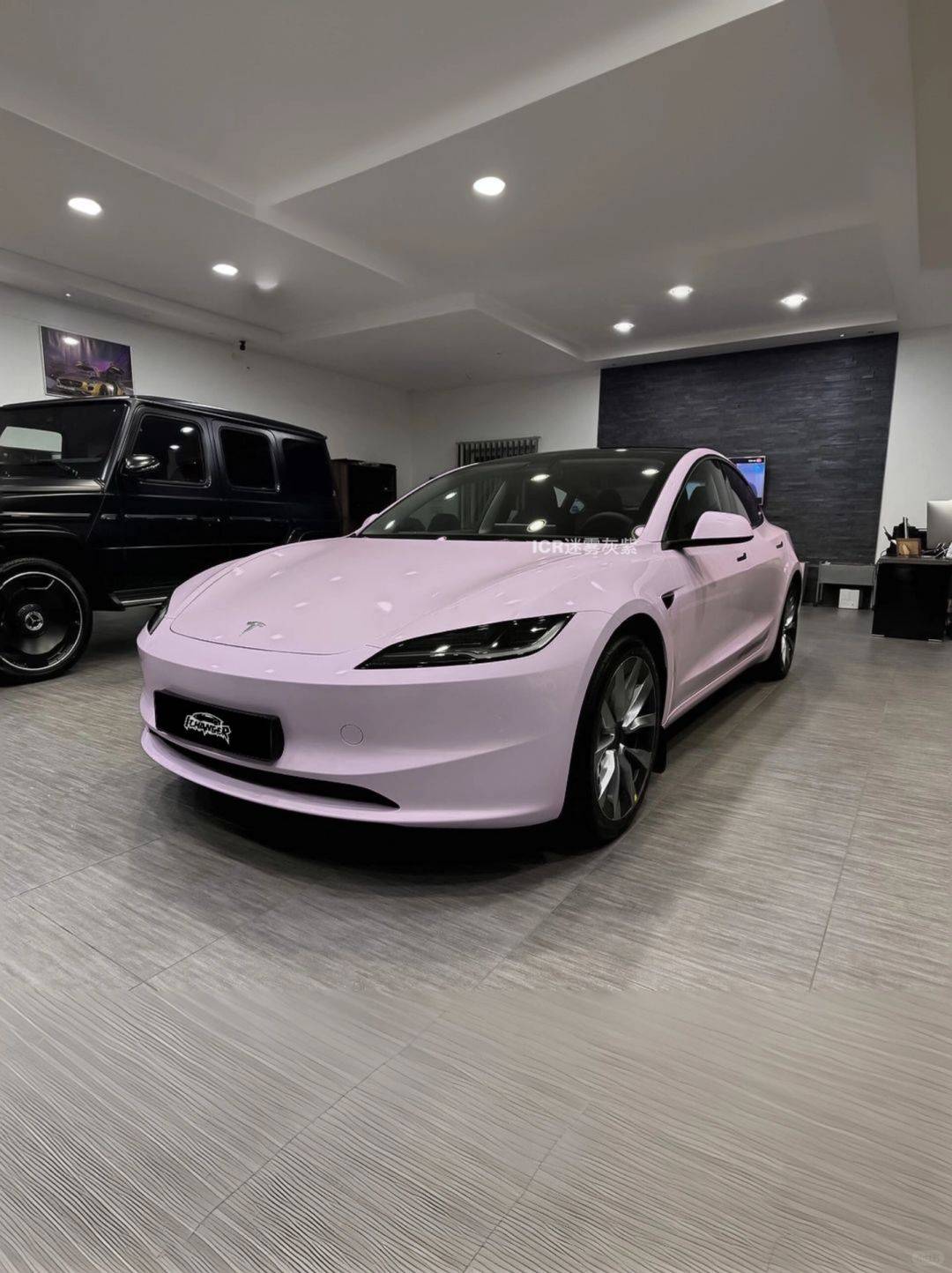 特斯拉model3-ICR改色膜迷雾灰紫，真的高级感满满~_搜狐汽车_搜狐网