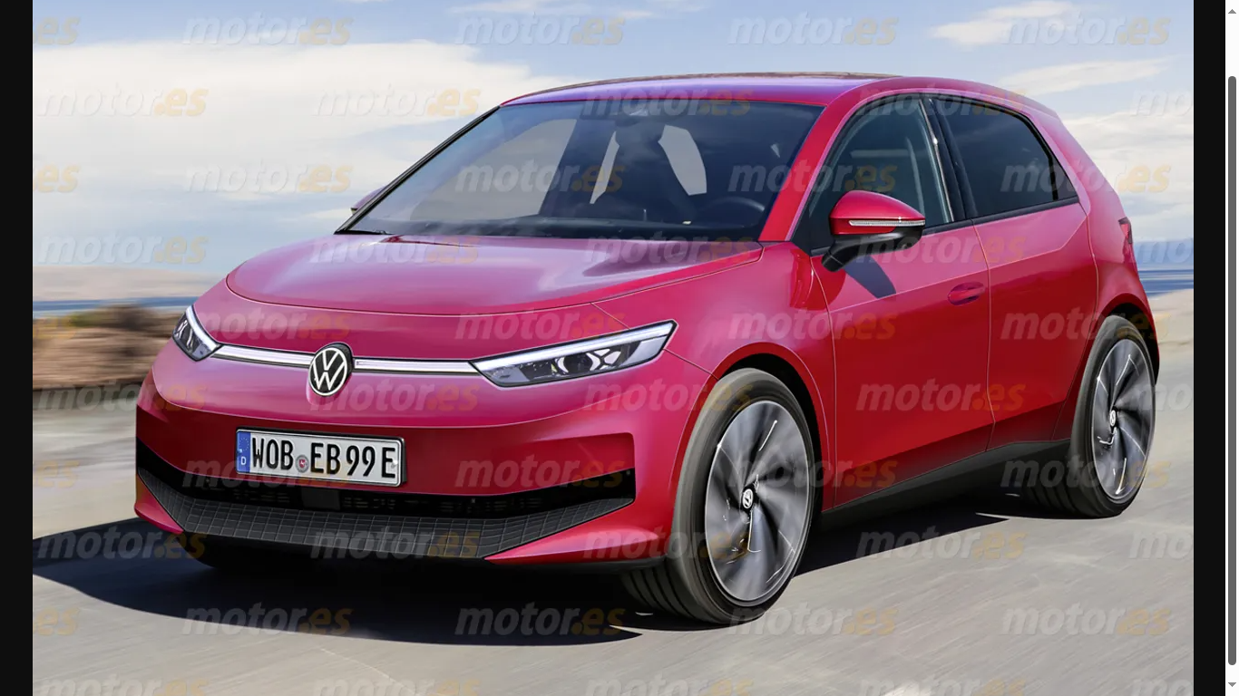 外媒发布大众ID.2预想图 2026年春季上市_搜狐汽车_搜狐网