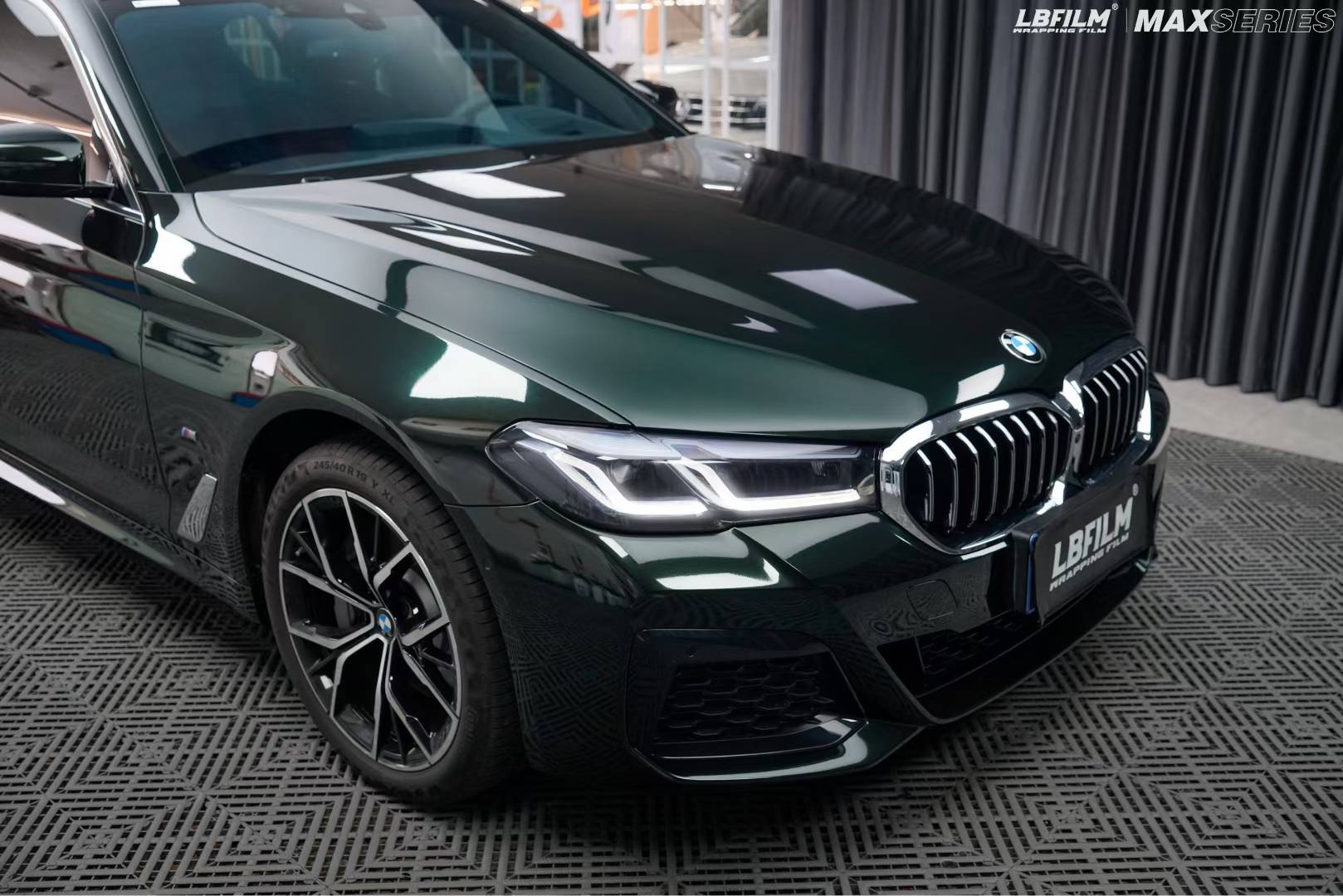 宝马530Li -LB改色膜原厂漆祖母石绿，神秘，精致于一体_搜狐汽车_搜狐网