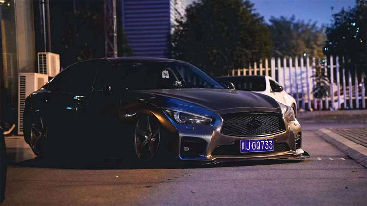 深夜风格 英菲尼迪Q50改装AIRBFT空气悬挂案例_搜狐汽车_搜狐网