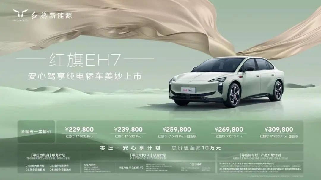 最大续航820km，22.98万起，红旗EH7上市_搜狐汽车_搜狐网