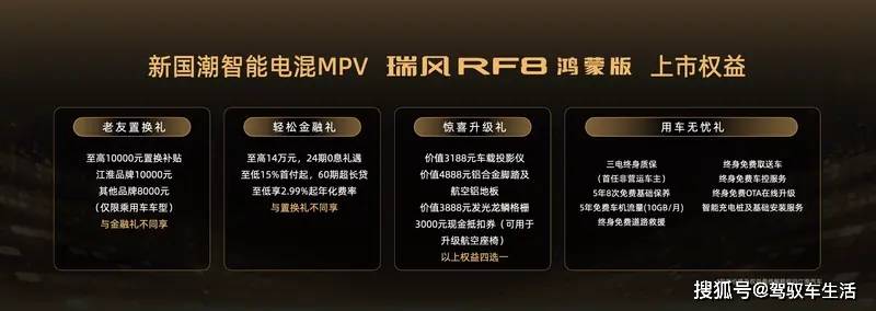 华为车机系统首次赋能MPV，瑞风RF8鸿蒙版携越级惊喜而来_搜狐汽车_搜狐网