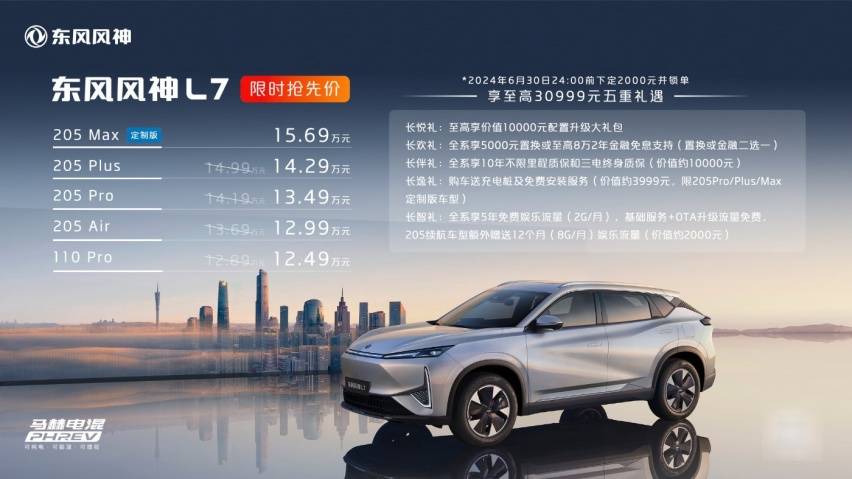 东风风神L7正式上市 205公里纯电续航车型直达12万级_搜狐汽车_搜狐网