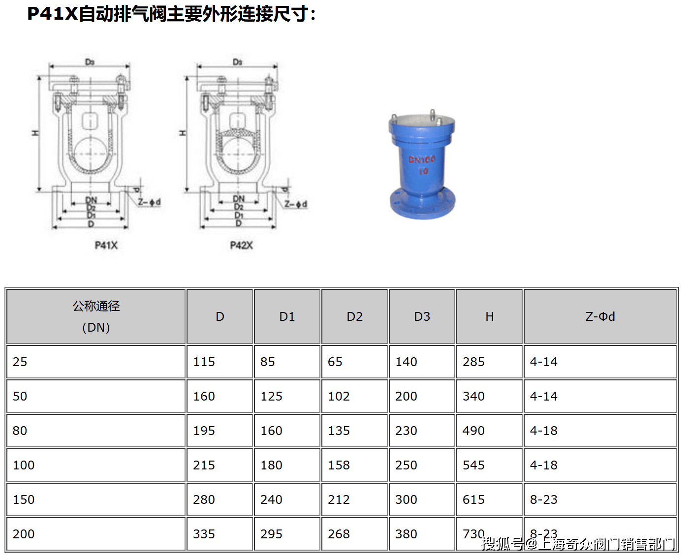 P41X自动排气阀概述_空气_管道_功能