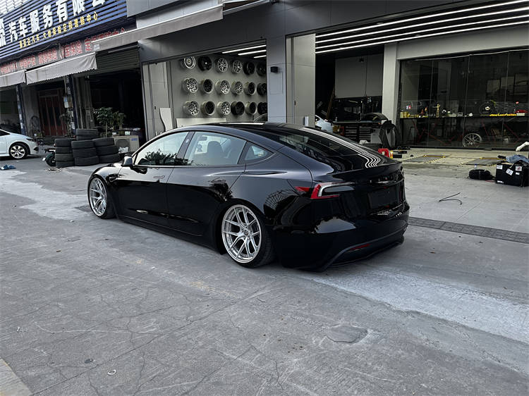 特斯拉model3改装AIRBFT气动避震风格案例_搜狐汽车_搜狐网