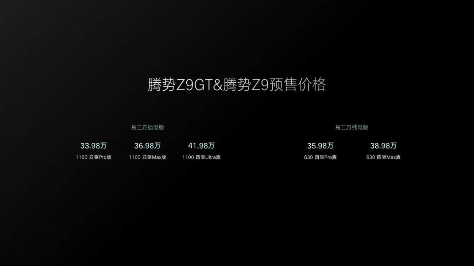 33.98-41.98万元！全球首搭易三方，腾势Z9GT与腾势Z9开启预售！_搜狐汽车_搜狐网