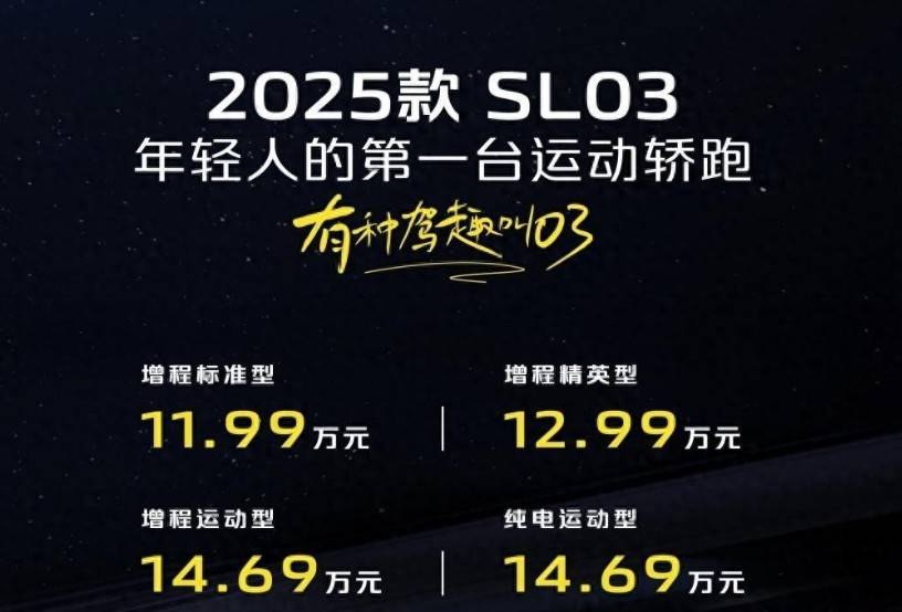 售价11.99—14.69万元，2025款深蓝SL03正式上市，你会买单吗？_搜狐汽车_搜狐网