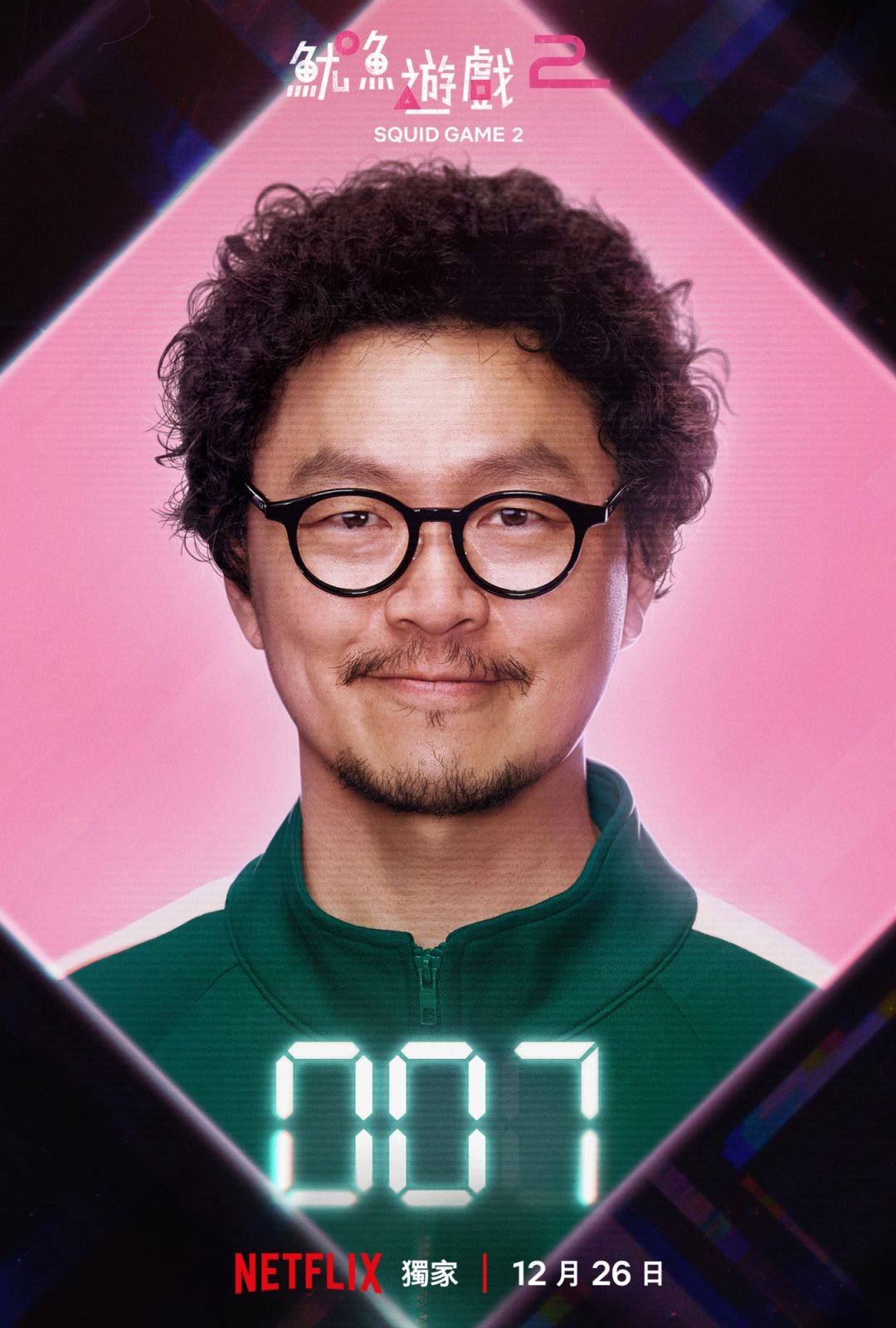 《鱿鱼游戏2》17位演员介绍一览：李政宰、李炳宪、T.O.P、任时完_Netflix_比赛_编号