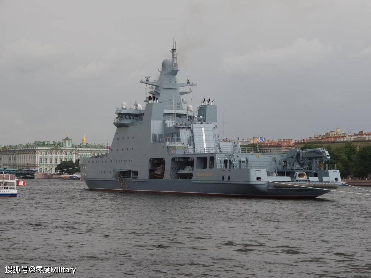 俄罗斯海军第2艘23550型多功能破冰巡逻舰下水 可携带超音速巡航导弹_伊凡·帕帕宁_进行_尼古拉·祖博夫