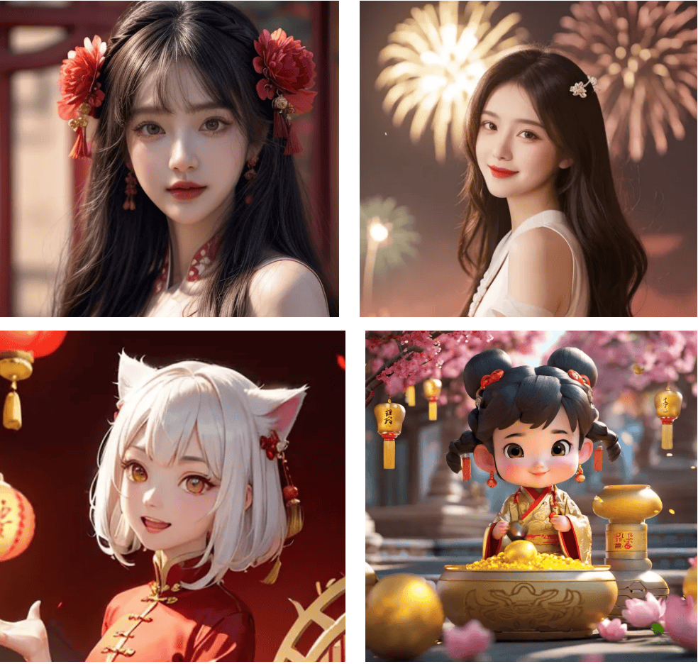 焕新迎福！2025最新款微信头像，红红火火好运新年，情侣、男女通用_pc_sohu_ai