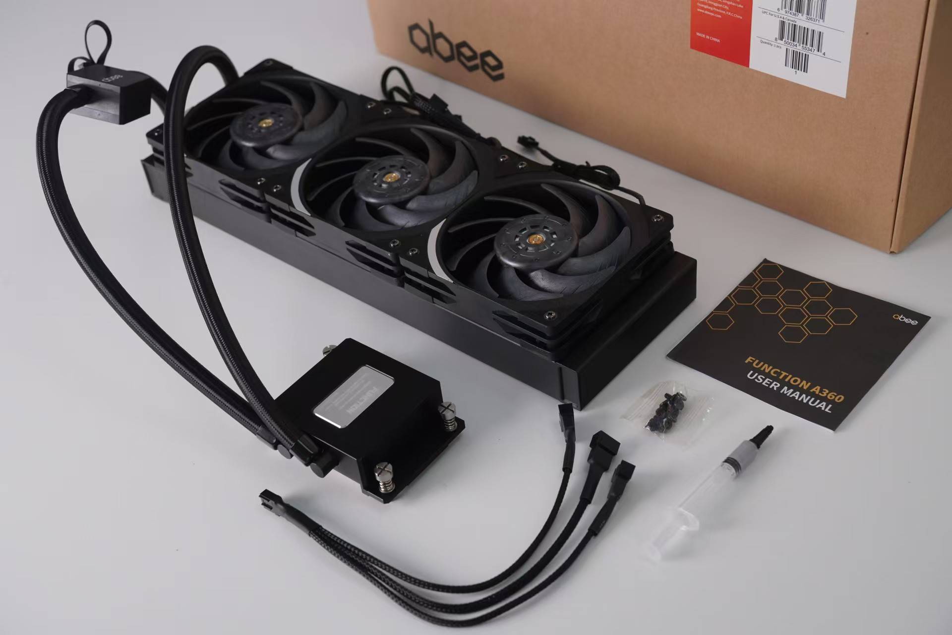 abee FUNCTION 360水冷散热器：冷静致胜，工作站的最强后盾_性能_设计_游戏