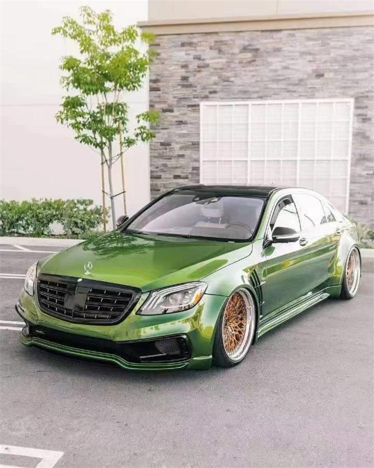 奔驰S级改装AIRBFT气动避震底盘升降案例_搜狐汽车_搜狐网