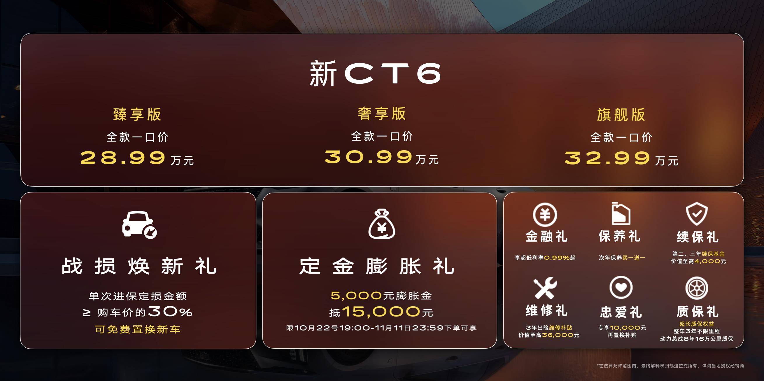 凯迪拉克新CT6起步只要28.99万，却守住了美式旗舰豪华的排面_搜狐汽车_搜狐网