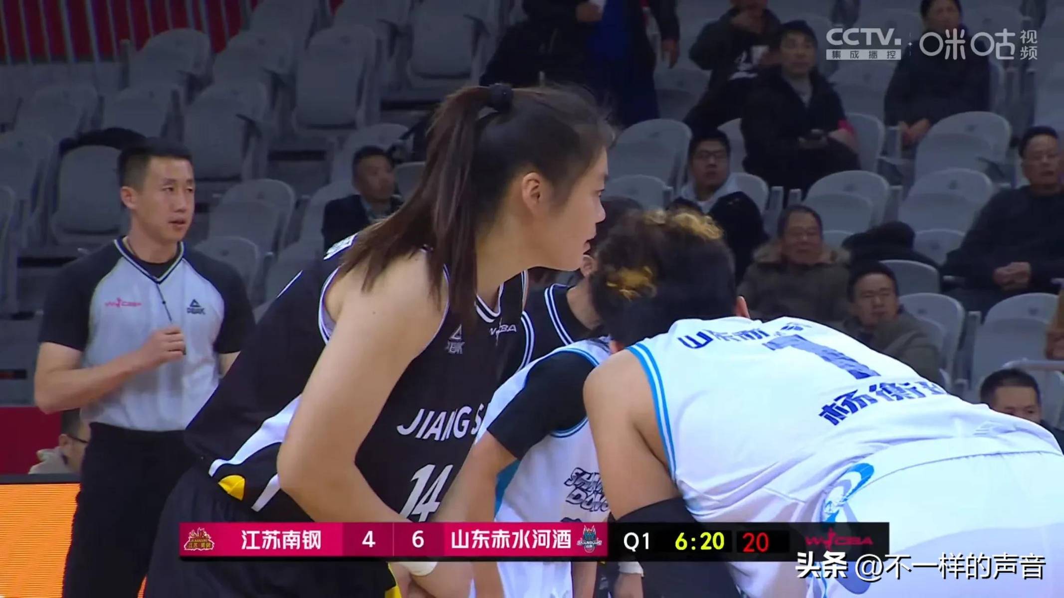 WCBA第五轮战报：江苏女篮63-47胜山东队，许晨妍17分，曹君伟9分
