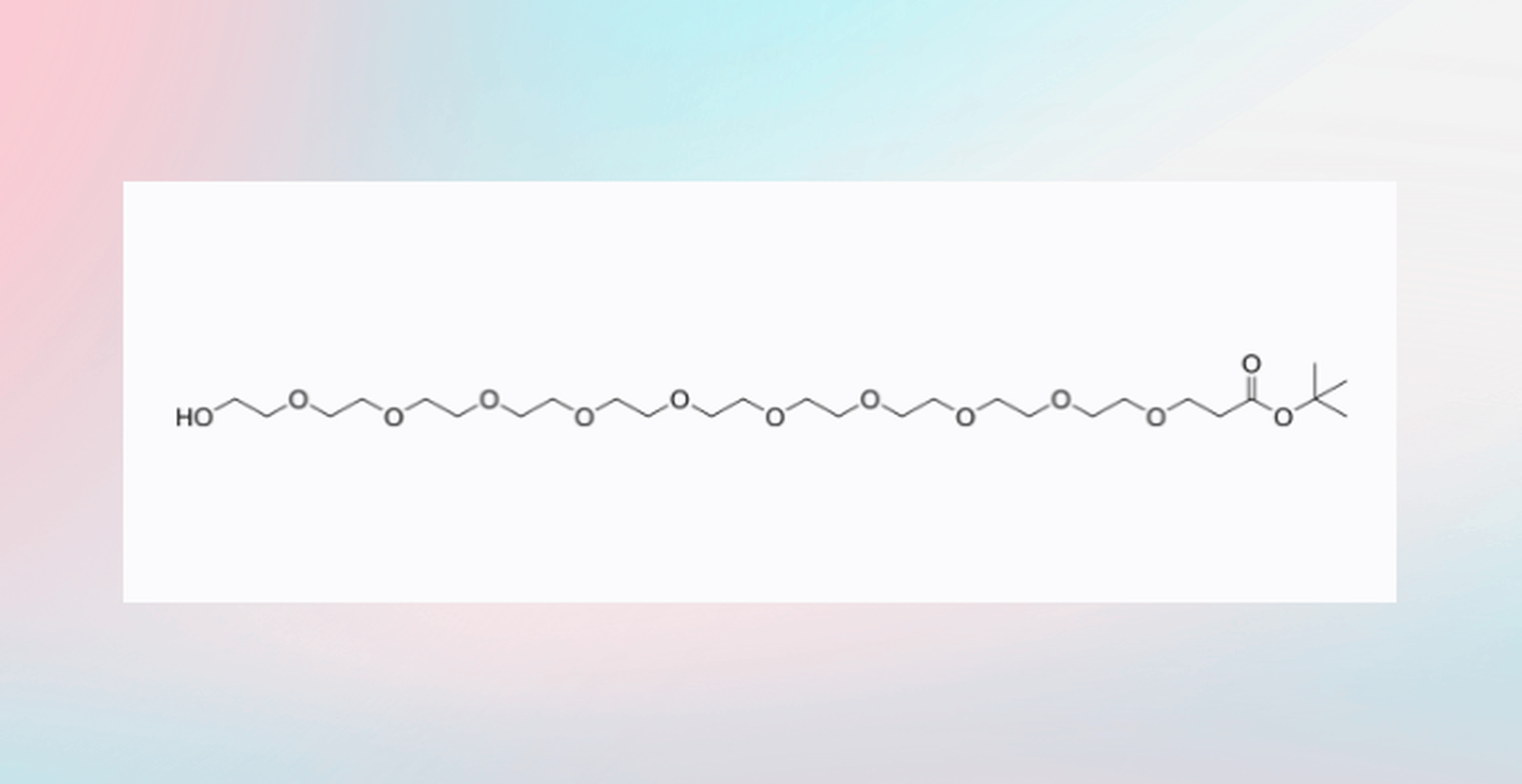 Hydroxy-PEG10-t-butyl ester ，778596-26-2用于生物学材料和纳米技术和色谱分析中