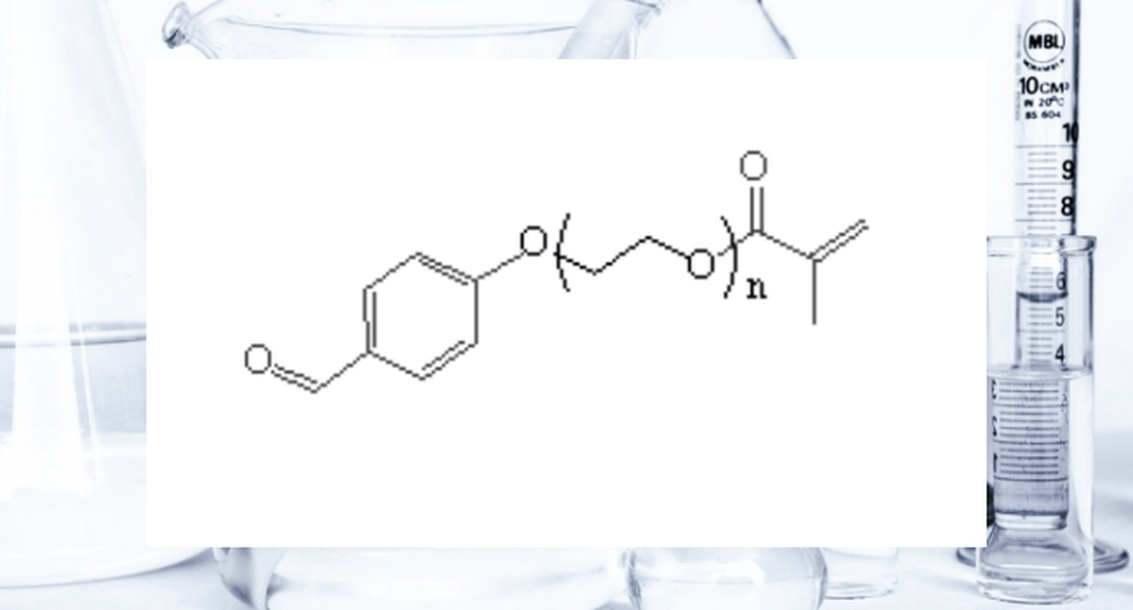Aldehyde-Ph-PEG-MAC，苯甲醛聚乙二醇甲基丙烯酸酯可以与生物大分子如蛋白质、抗体或多肽进行连接