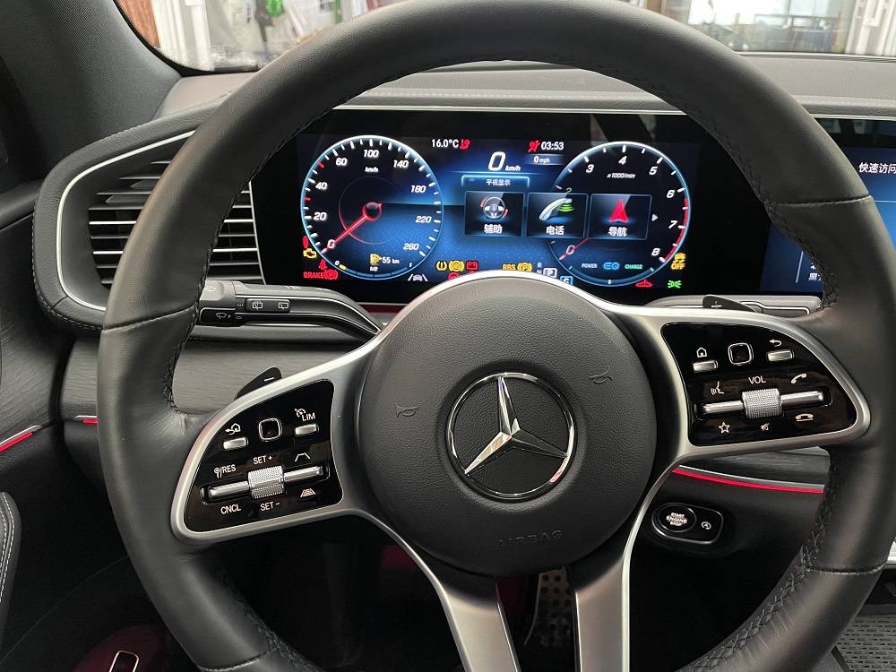 22款奔驰GLS450升级HUD抬头显示 平视仪表信息_搜狐汽车_搜狐网