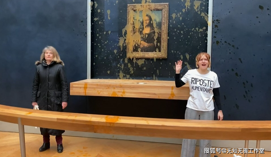 顶级名画《蒙娜丽莎》遭环保人士泼洒汤汁-搜狐大视野-搜狐新闻