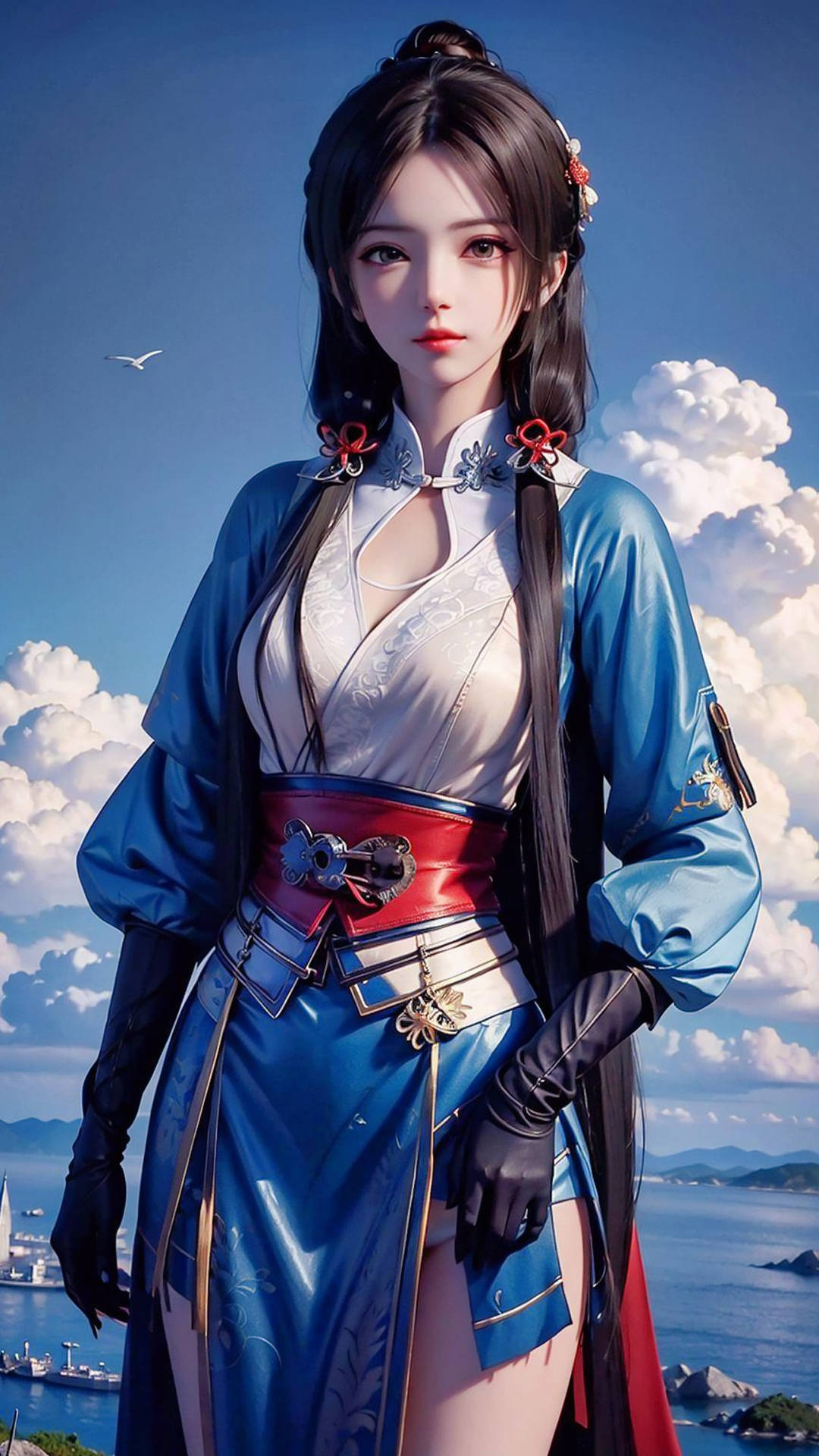 国漫女神AI高清手机壁纸：宋嫣、宁荣荣、圣路易斯-搜狐大视野-搜狐新闻