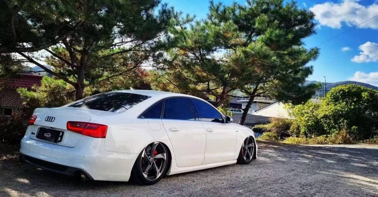 奥迪A5改装AIRBFT气动避震低趴姿态案例_搜狐汽车_搜狐网