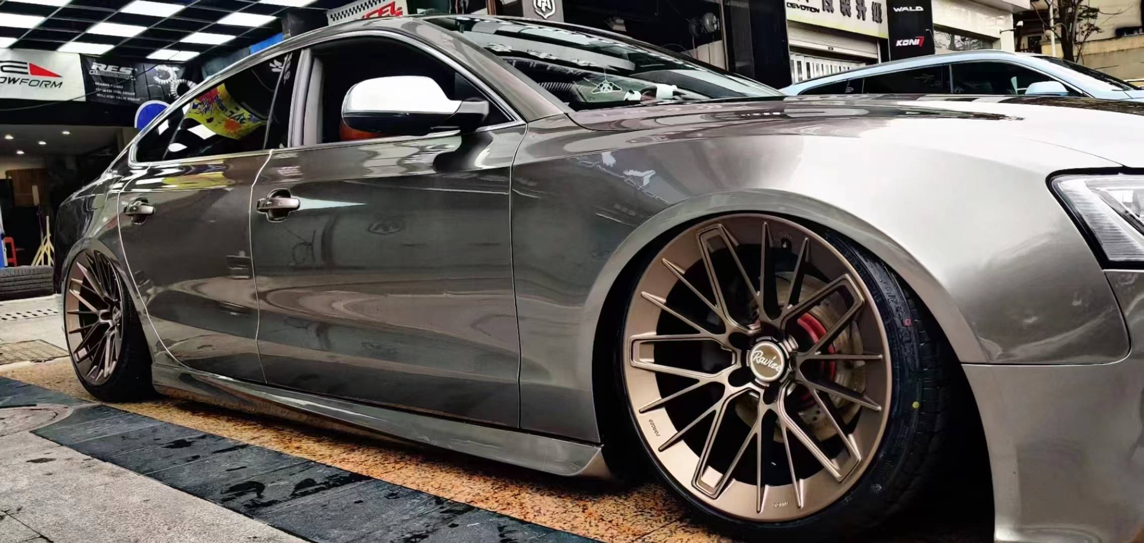 气动美学：奥迪A5的AIRBFT避震改装秀_搜狐汽车_搜狐网