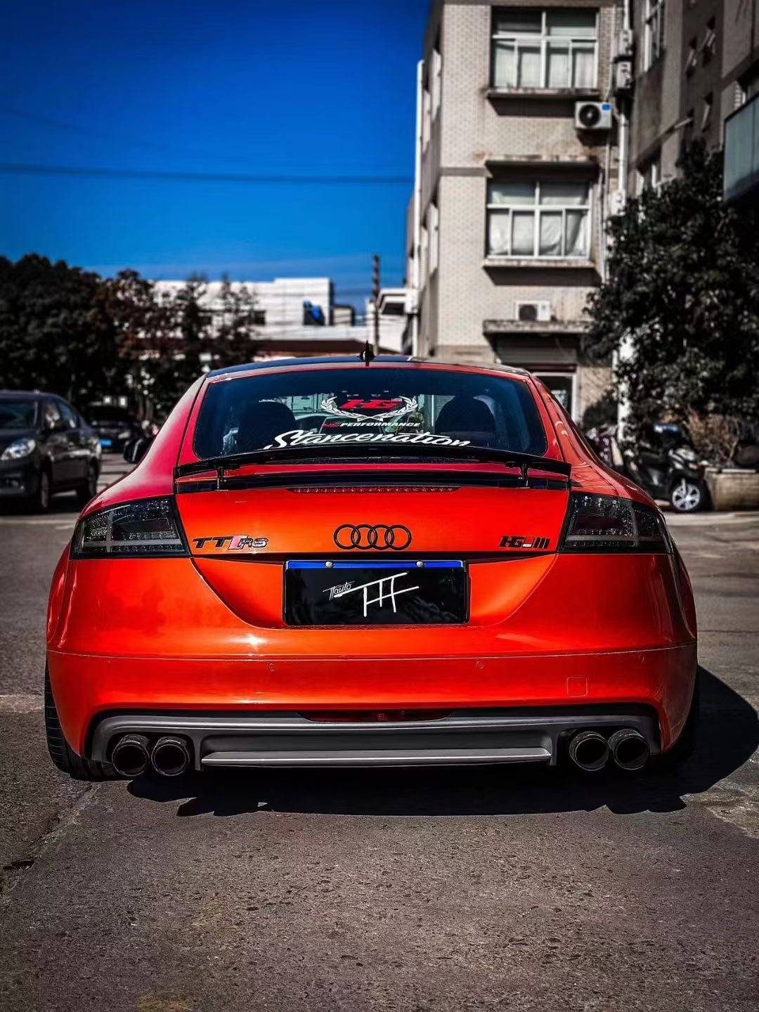 气动避震李洋洋分享奥迪TT改装AIRBFT气动避震品牌功能配置效果案例_搜狐汽车_搜狐网