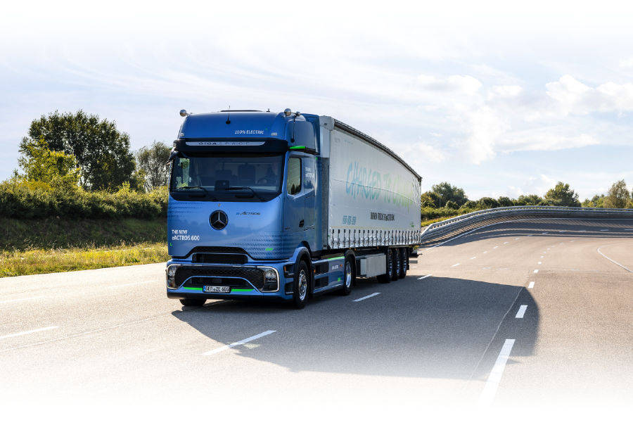 2024IAA | 戴姆勒卡车亮相汉诺威，奔驰eActros 600纯电动卡车预计11月量产_搜狐汽车_搜狐网