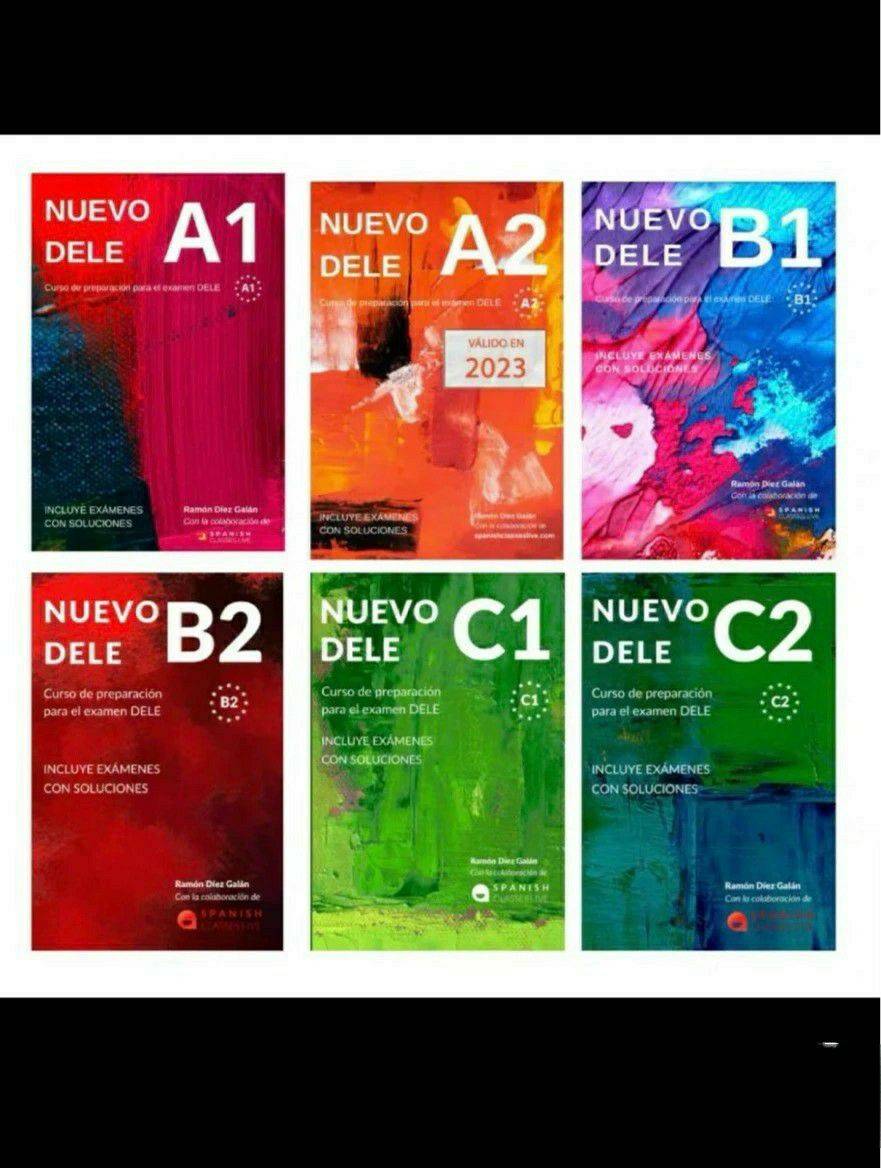 Nuevo DELE A1- C2 西班牙语DELE考试模拟试题PDF教材+音频+答案+听力原文