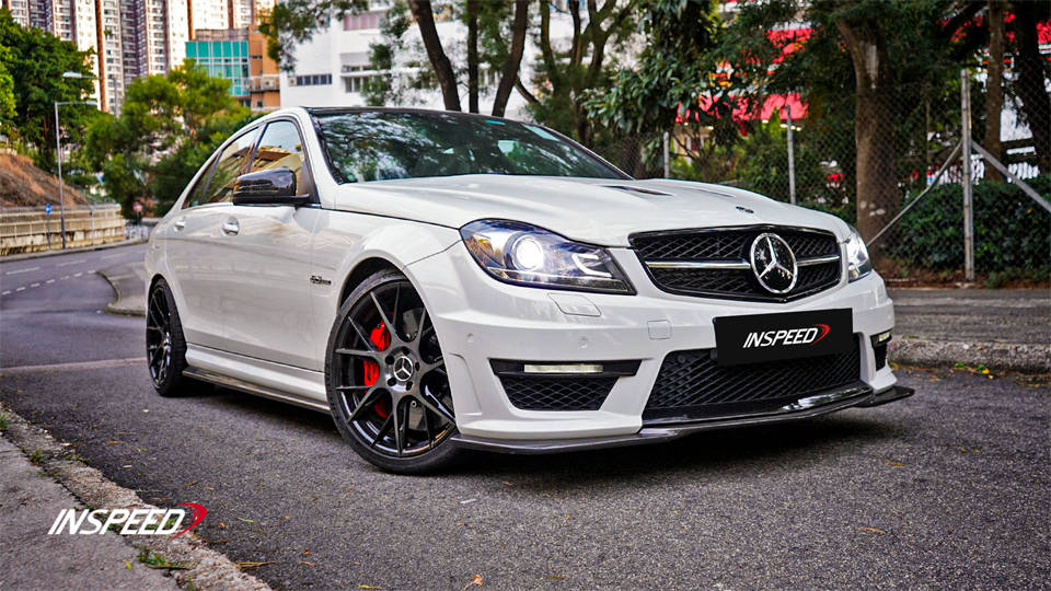 海外案例丨奔驰C63 AMG（W204）升级INSPEED ISCB原厂替换碳陶刹车套件_搜狐汽车_搜狐网