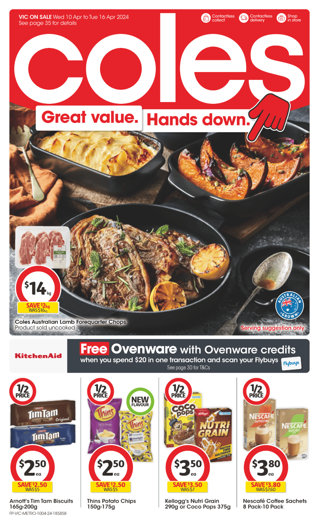 Coles 4月10日-4月16日打折，大虾、鸡肉降价！_信息_目录_生活