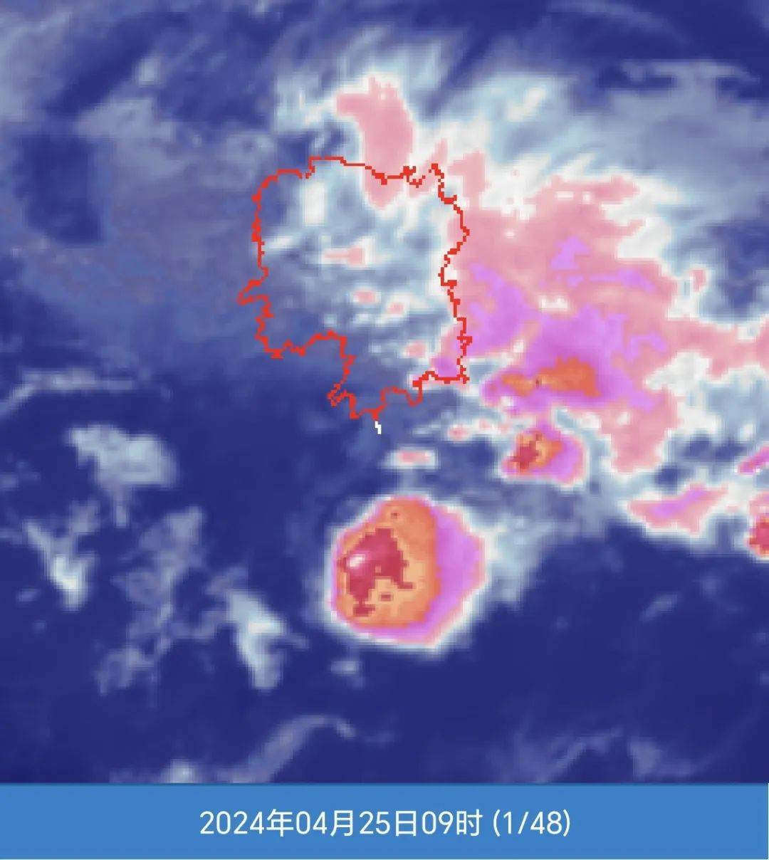 25日9时雨水情：昨日至今降雨主要湘中以南邵阳、怀化、永州、郴州区域。其中邵阳隆回、郴州城区局部大到暴雨，四水及湖区水势平稳。小时卫星 