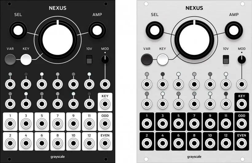 Grayscale 复刻了 Mutable Instruments Frames 模块，为 Nexus 并增加了更多通道_功能_原版_广告