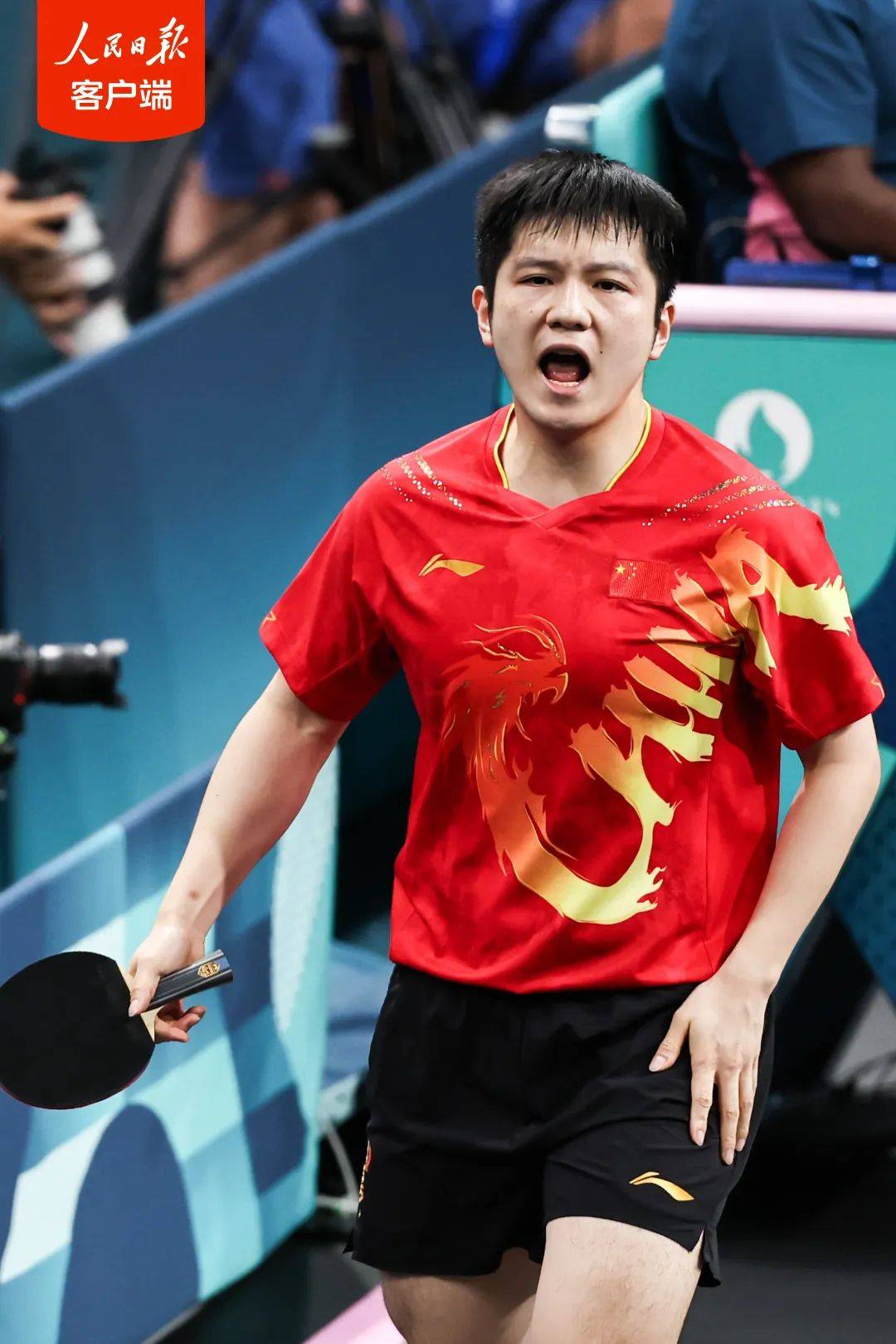 樊振东夺得乒乓球男单冠军，成就 大满贯”！巴黎奥运会选手金牌