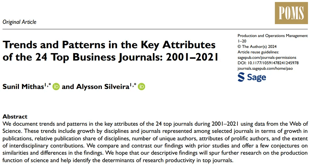 论发表UTD24的卷度：5年内发表过3篇UTD24的学者被称为商科大佬_Journal_of_期刊