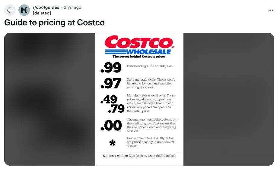 网红揭露Costco价签的秘密！.99和.79原来都有含义！这个最便宜！_结尾_价格_Clark