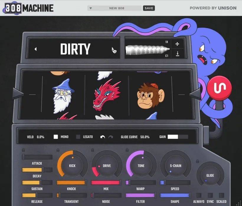Unison 推出基于 AI 的 808 Machine 鼓声音发生器插件_搜狐网