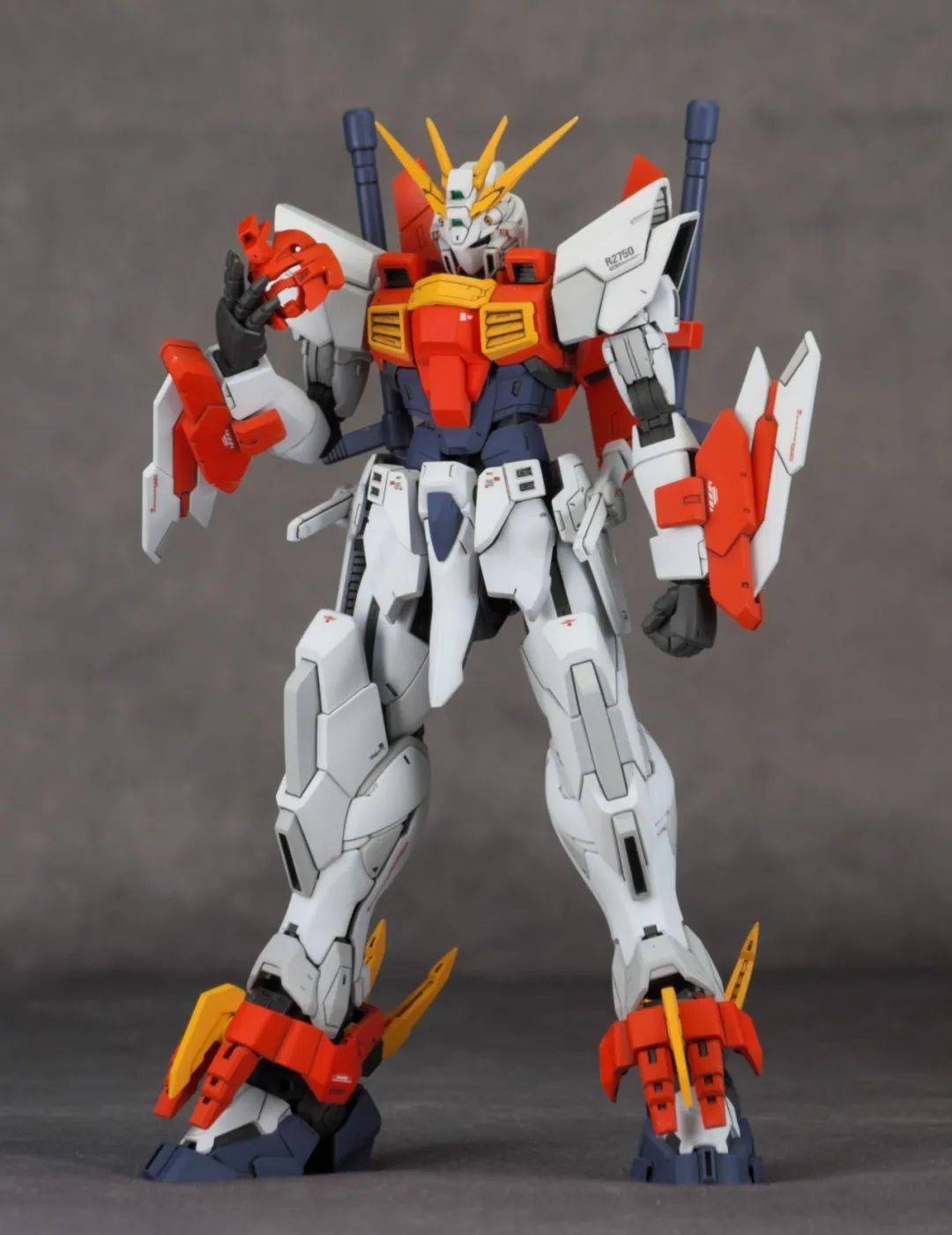 把RG神高达升级成RG炽热高达！_改造_公众_Master