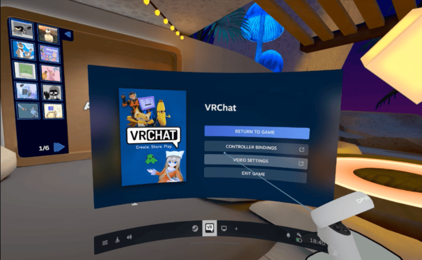大朋助手4.2.11版更新：VRChat专用按键绑定上线，交互体验再升级_用户_Steam_显示