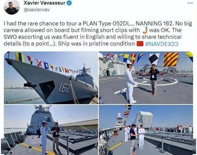 美记者曾登上中国052D，被眼前一幕惊讶到：7000吨巨舰还能这样？_军舰_美国_泽维尔·瓦瓦瑟