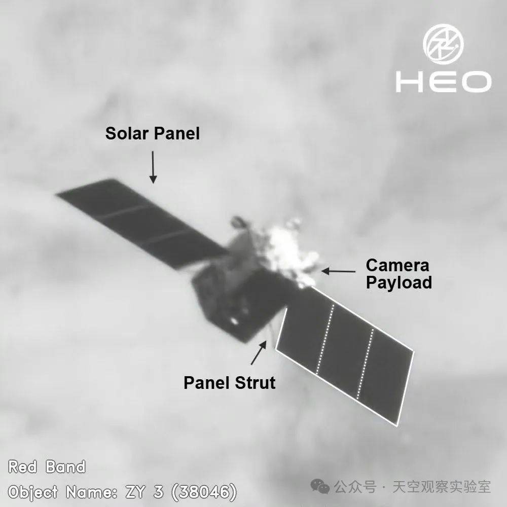 资源三号卫星的太空实景照片——非对地成像(Non-Earth Imaging)获取_遥感_Maxar_图像