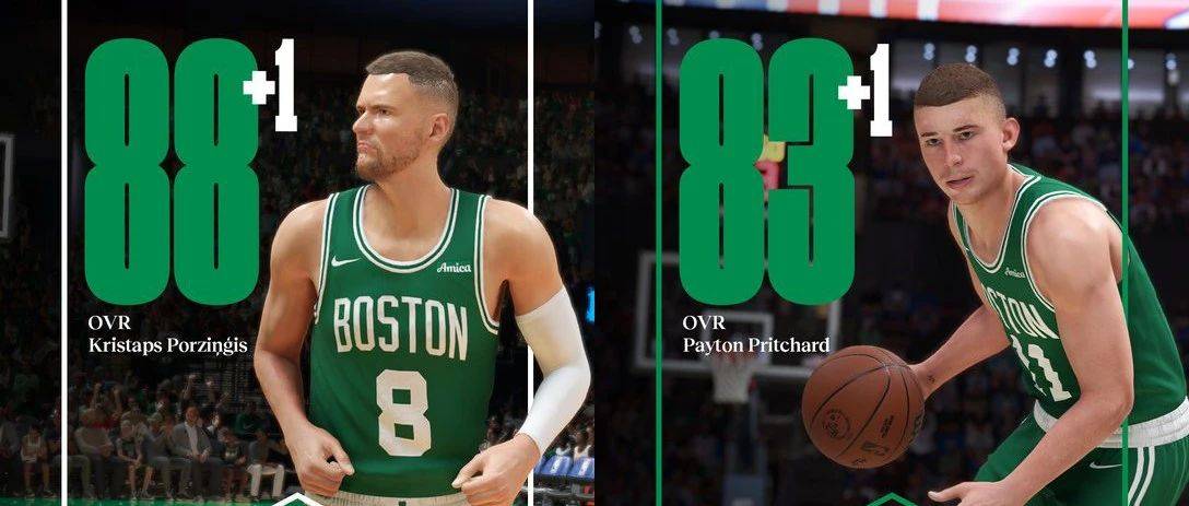 OL2 | 2K25球员数据变化（更新至12.19）（凯尔特人）_传球_进攻_能力