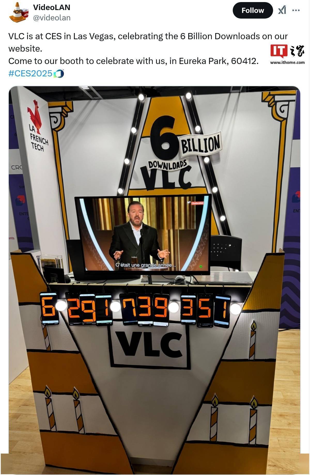 VLC播放器下载量破60亿，CES2025现场预览离线AI字幕翻译新功能_VideoLAN_用户_Kempf