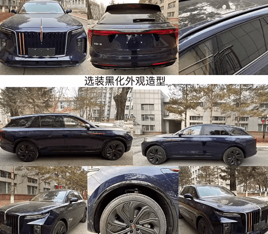 红旗E-HS9新车型来袭！纯电大型SUV配黑化外观，你心动了吗？_搜狐汽车_搜狐网