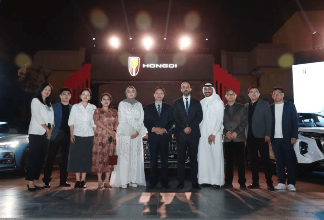 红旗车系闪耀中东！H9、HS7、H6等多款车型阿联酋、巴林等国上市_搜狐汽车_搜狐网