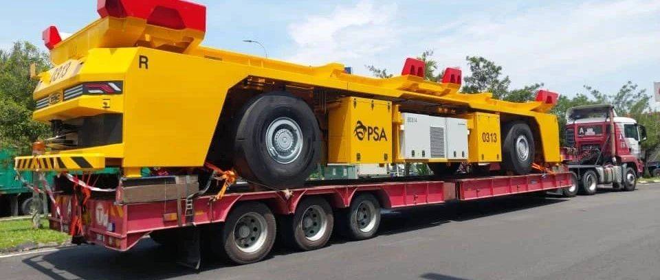 “海外制造”再传捷报！新加坡PSA大士码头AGV增订项目发运_公司_薛韦慧_生产