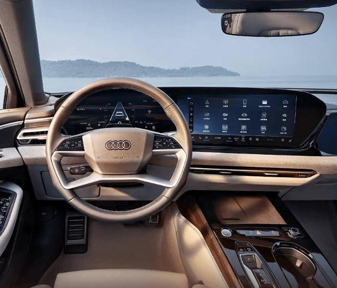 奥迪A5L内饰大揭秘：9段全景天幕配曲面OLED屏，豪华再升级！_搜狐汽车_搜狐网