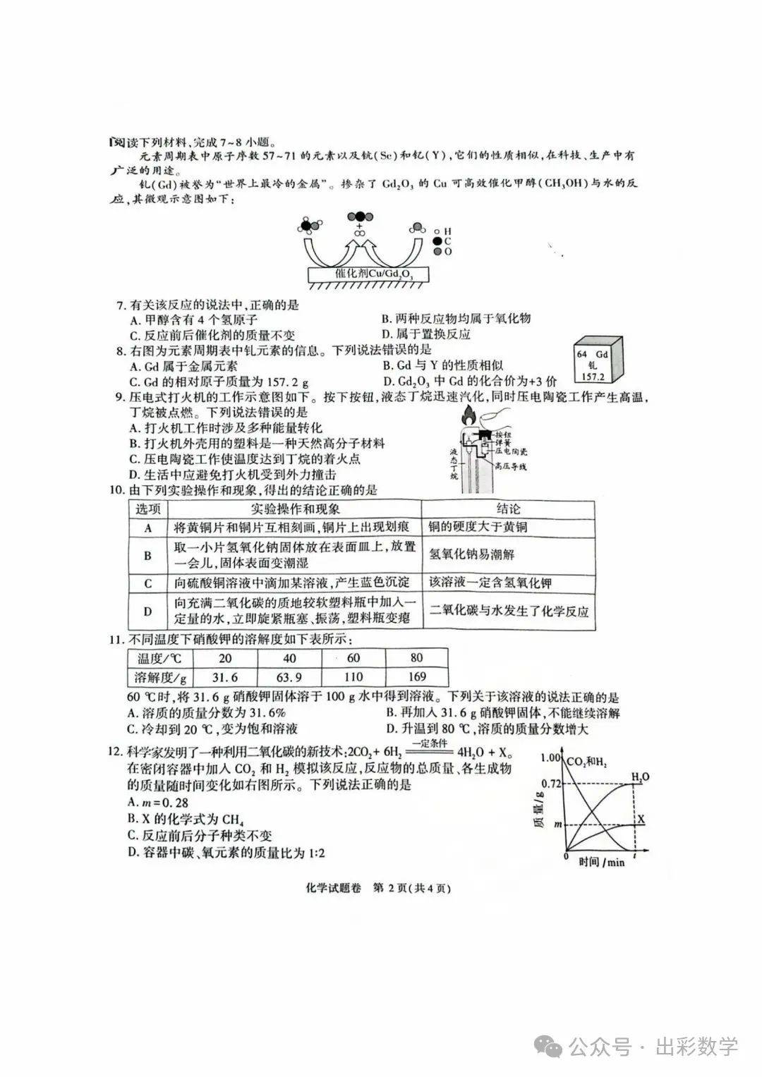 2025安徽省中考真题全科试卷含答案和评分标准（可下载）_quark_pan_https