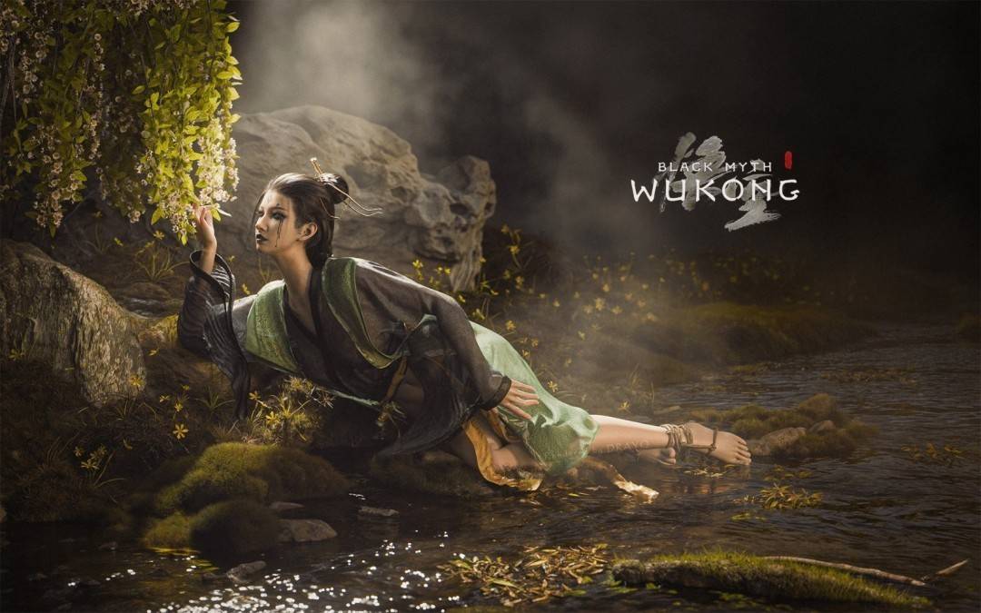 游戏博主Drayqin发布《黑神话：悟空》3D艺术图_创作_曾为多_角色