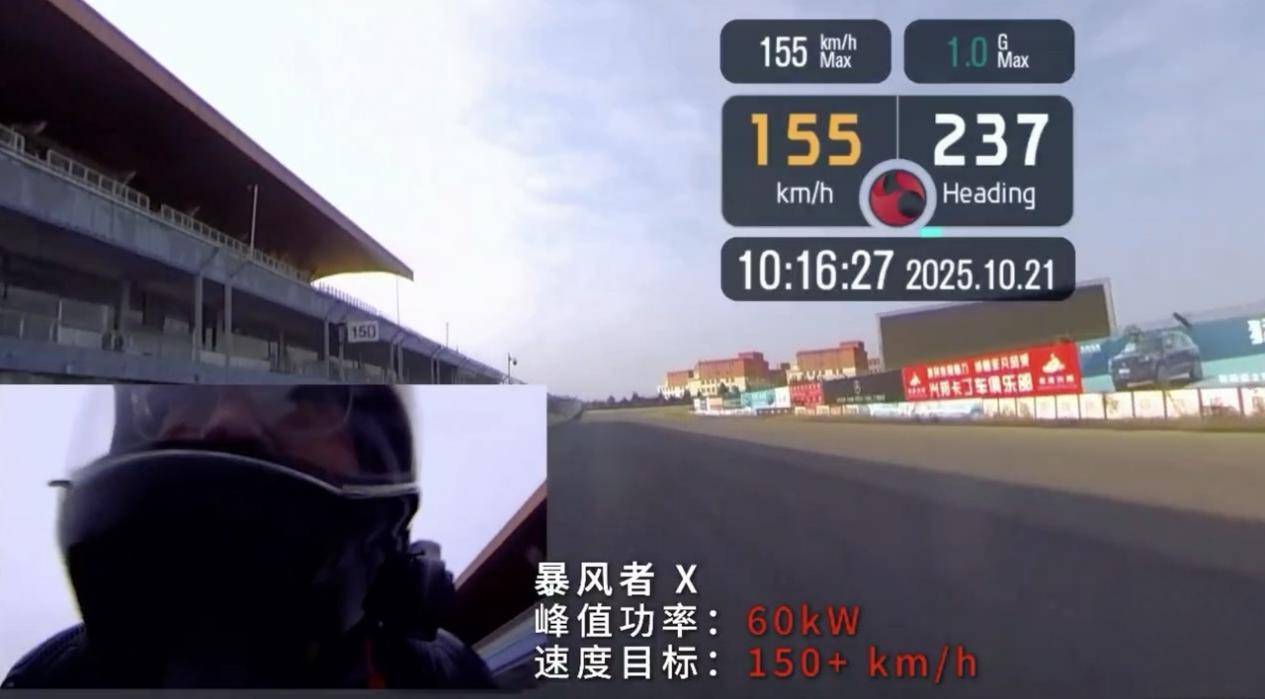 155km/h！首驱超高速电摩创国内极速新高，目标直指F1赛道_搜狐汽车_搜狐网
