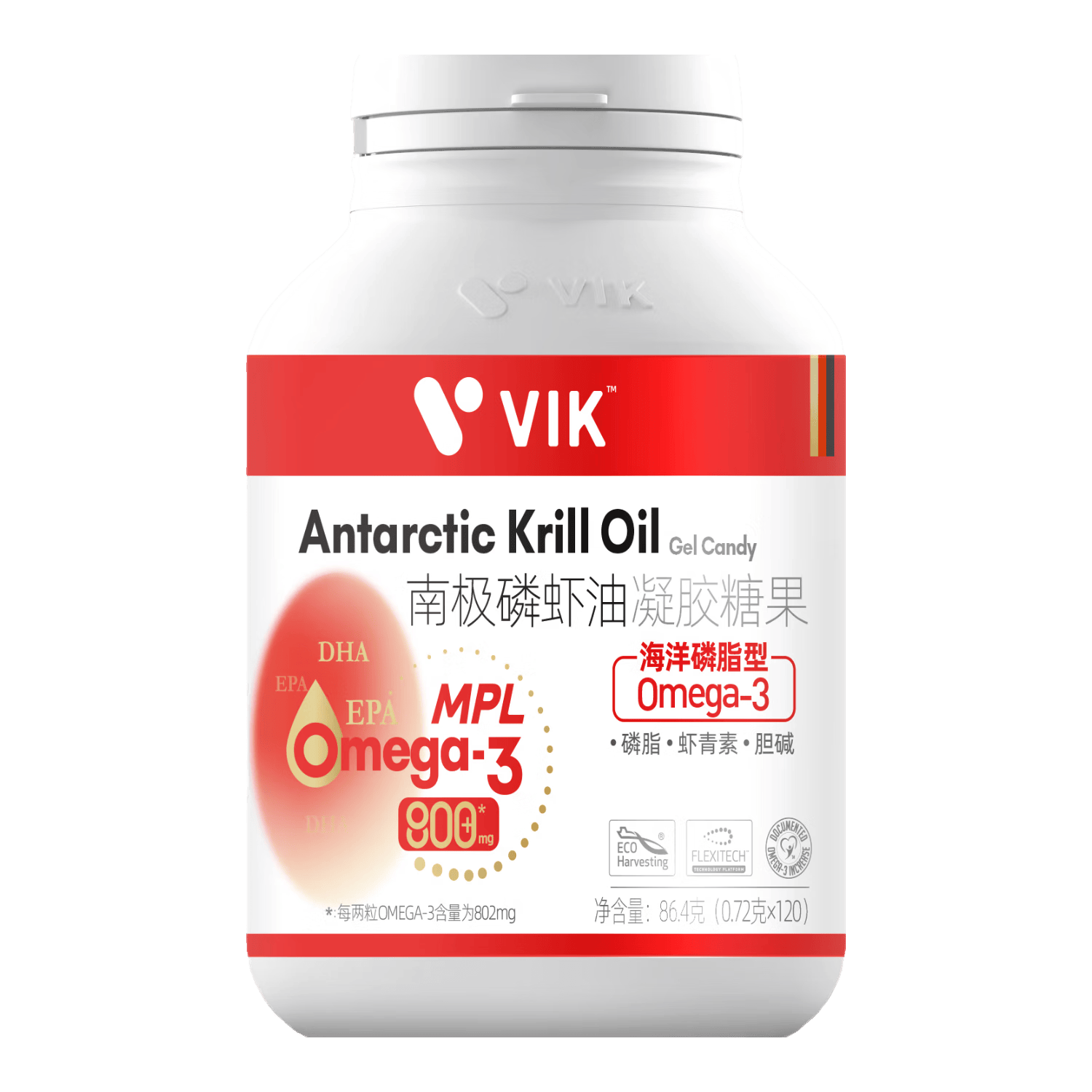 提升健康新选择：VIK逢时高纯鱼油与南极磷虾油的完美结合_补充_胶囊_Omega-